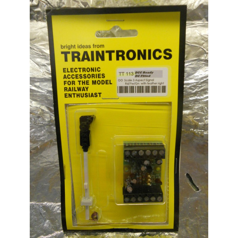 ** Traintronics TT113 3 Aspect Signal, Red/Yellow/Green, with Feather ...