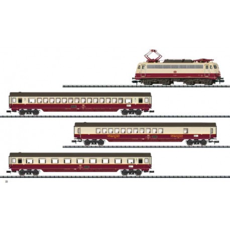 ** Minitrix 11627 DB BR112 Rheingold Flugelzug Passenger Train Pack IV ...