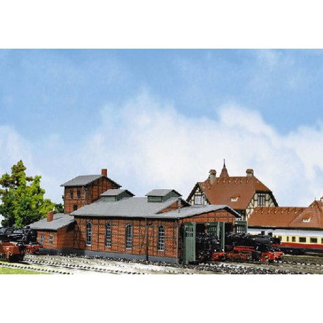 ** Faller 222136 Two Road Engine Shed Kit II - MDR Direct Online Sales