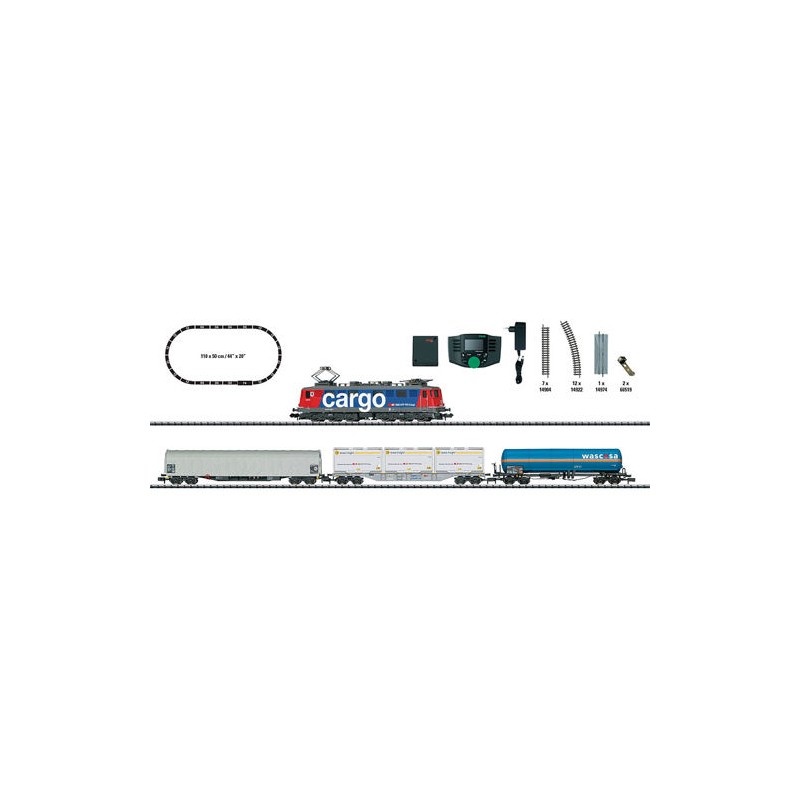 ** Minitrix 11141 SBB Cargo Ae610 Freight Starter Set VI (DCC-Fitted ...