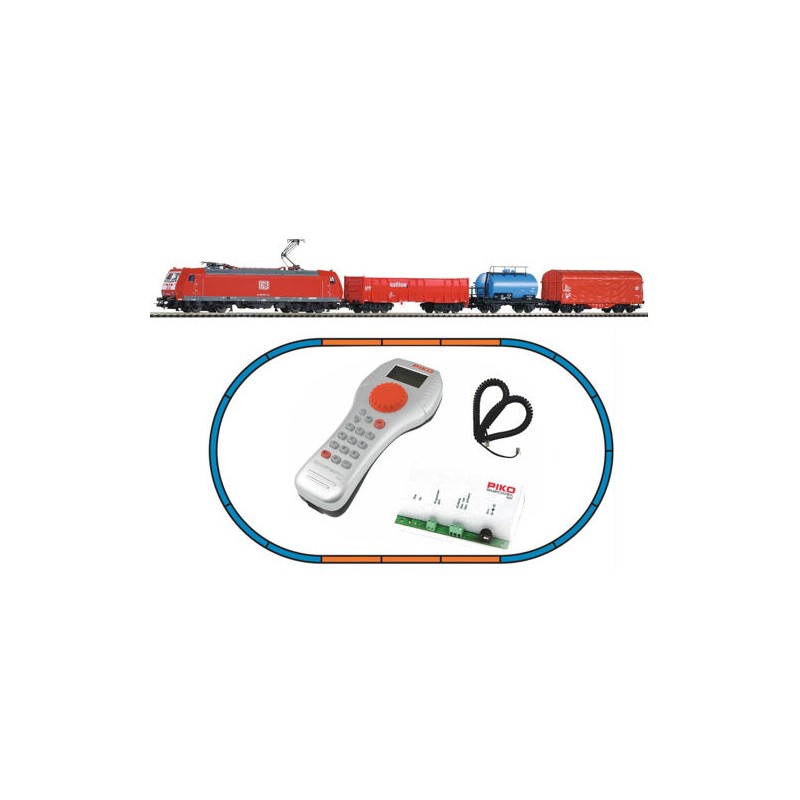 ** Piko 59004 SmartControl Light DBAG BR185 Starter Set VI (DCC-Fitted ...
