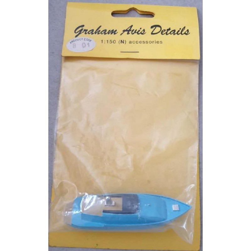 ** Graham Avis Details B01 Blue Power Boat 1:150 N Scale - MDR Direct ...
